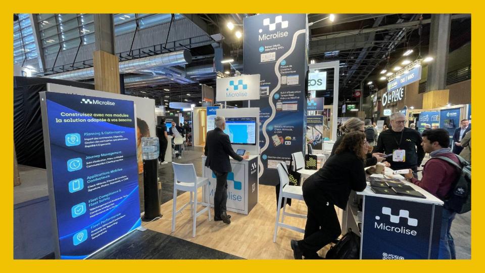 Stand Microlise au SITL 2025 : Une Réalisation Affaire d'Idées
